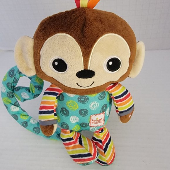 Bright Starts | Toys | Bright Starts Interactive Plush Baby Monkey ...